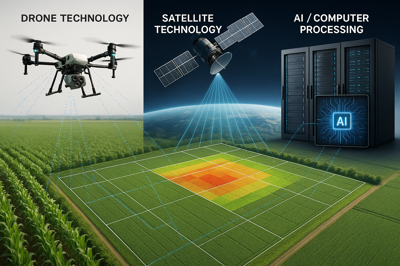 Drone vs Satellite vs AI: Which Field Mapping Method Wins in 2025 ...